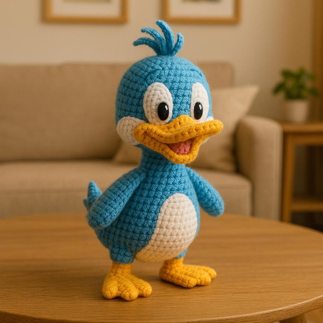 Crochet Duck Amigurumi Pattern: Beginner-friendly PDF Guide (6 Inch ...