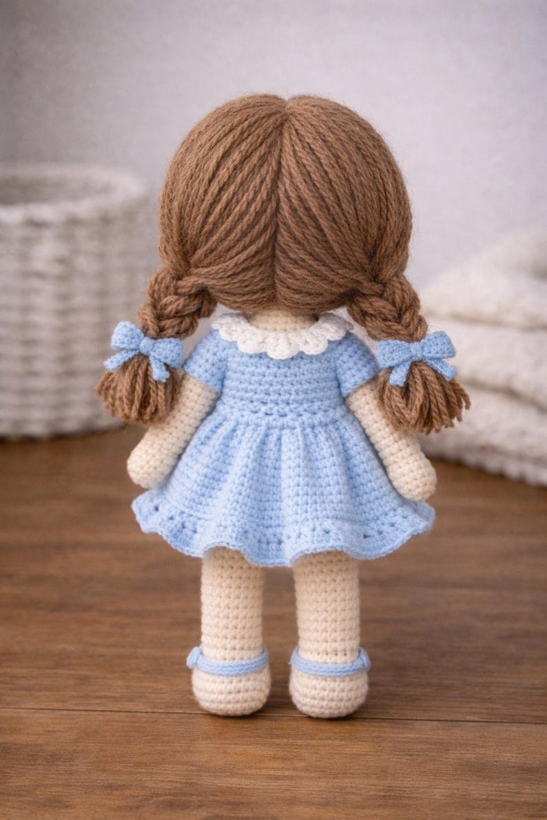 Amigurumi Crochet Doll Pattern, Handmade Girl Toy (PDF Pattern) - Etsy