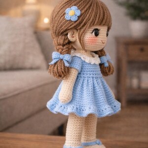 Amigurumi Crochet Doll Pattern, Handmade Girl Toy (PDF Pattern) - Etsy
