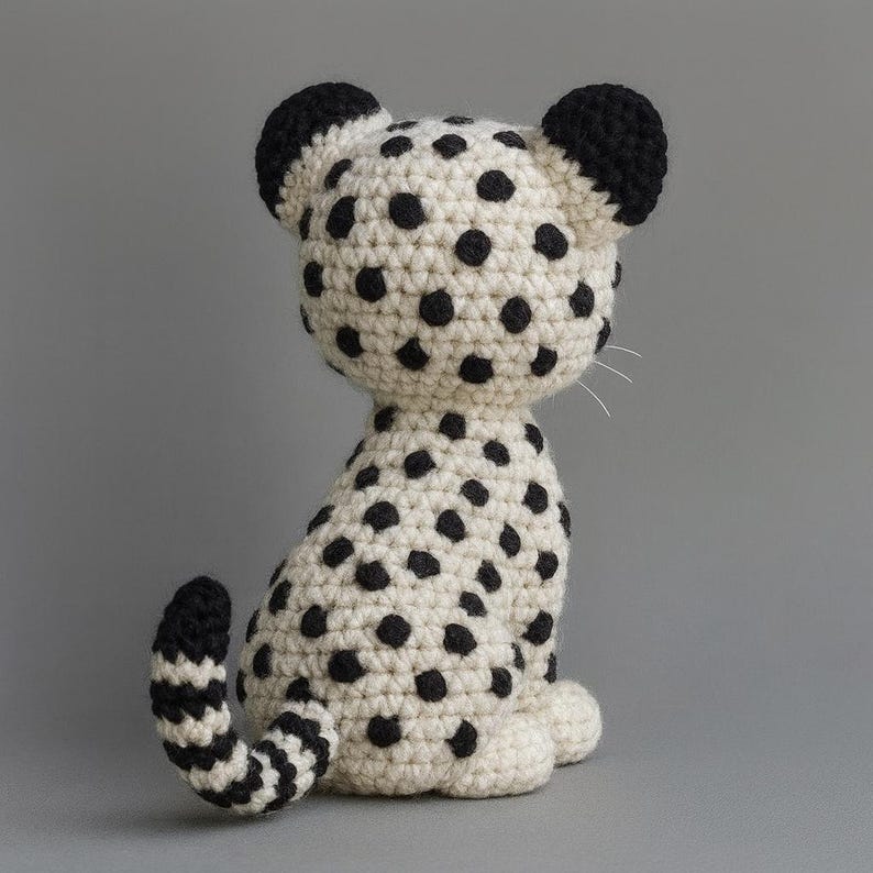 Amigurumi Snow Leopard Crochet Pattern | DIY Stuffed Toy (PDF Pattern ...