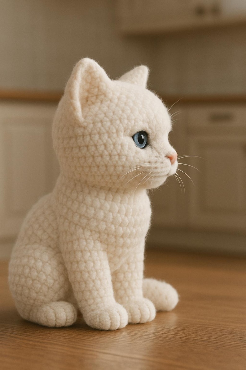Patron PDF chat au crochet : tutoriel pour chatons Amigurumi adapté aux ...