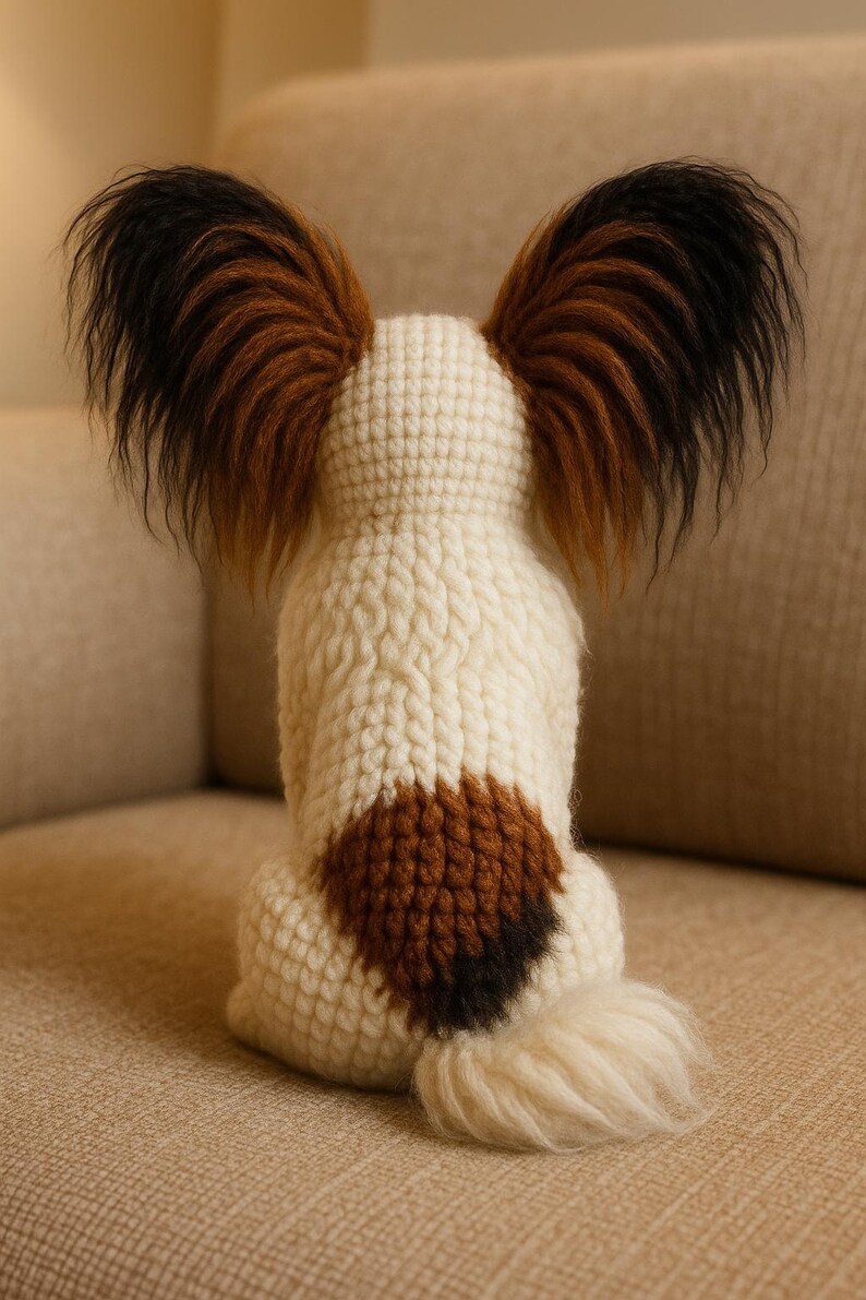 Crochet Papillon Dog Pattern: Amigurumi PDF Tutorial (beginner ...