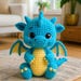 Blue Dragon Crochet Pattern – Amigurumi Plush Toy (PDF Download) - Etsy