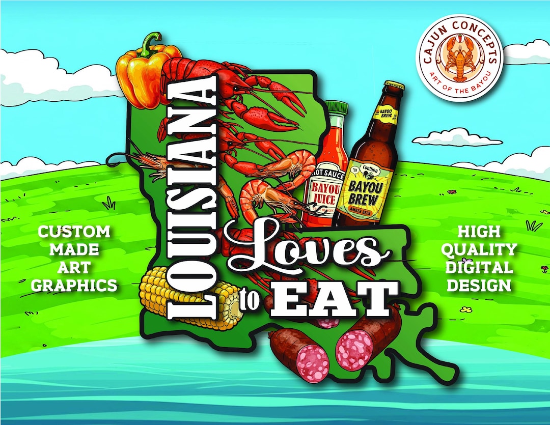 Cajun Culture Graphics, 14 Images to Celebrate the Louisiana Lifestyle ...