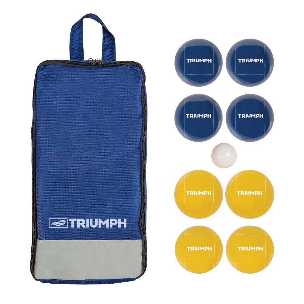 RUSH SERVICE - Personalized Bocce Ball Set - 100mm Triumph Competition ...