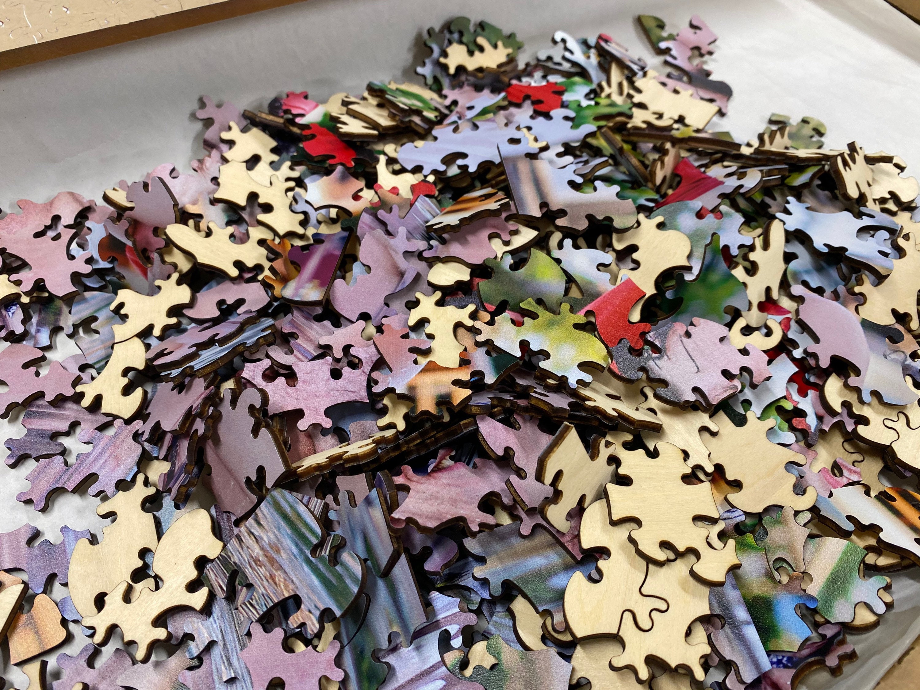 Custom Victorian Cut Wood Photo Puzzle - Etsy
