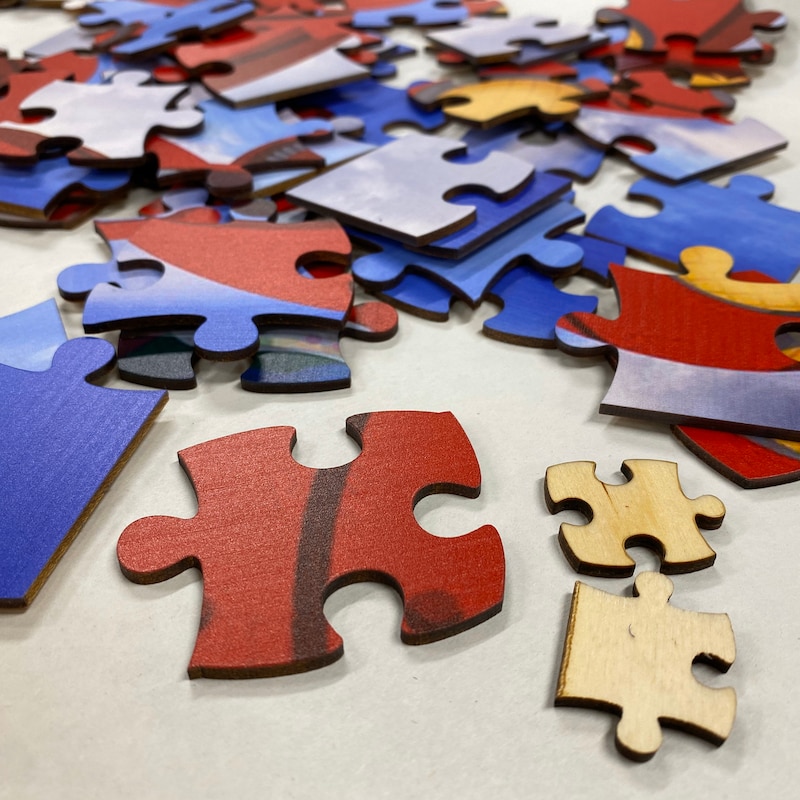Large Puzzle Pieces - Etsy
