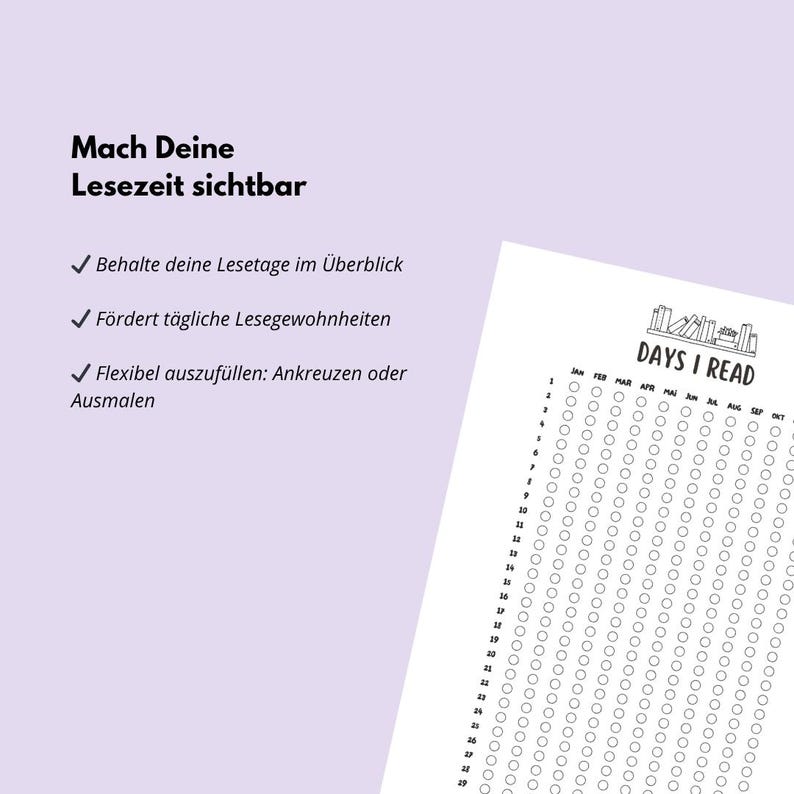 Lese-tracker Zum Ausmalen | Printable Lesetagebuch | Habe Ich Heute ...