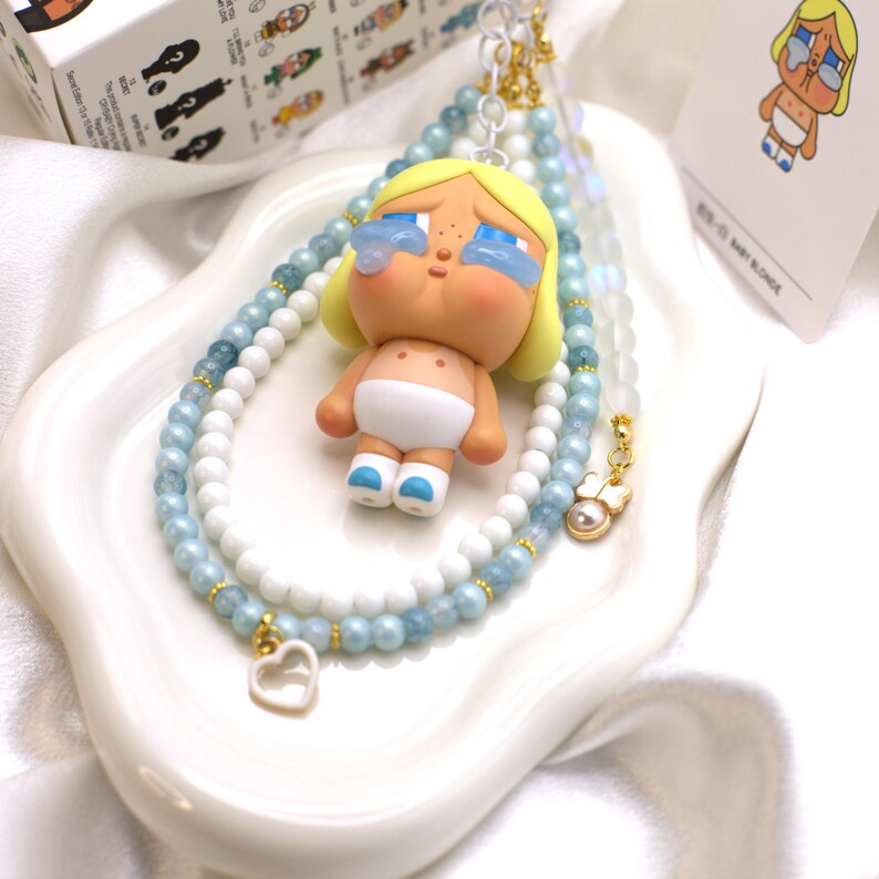 Pop Mart Crying Again Crybaby Keychain – Authentic Pop Mart Baby Blonde ...