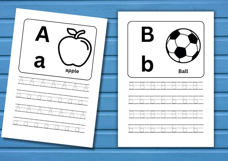My ABC Tracing Book PDF | Printable Alphabet Workbook | Preschool ...