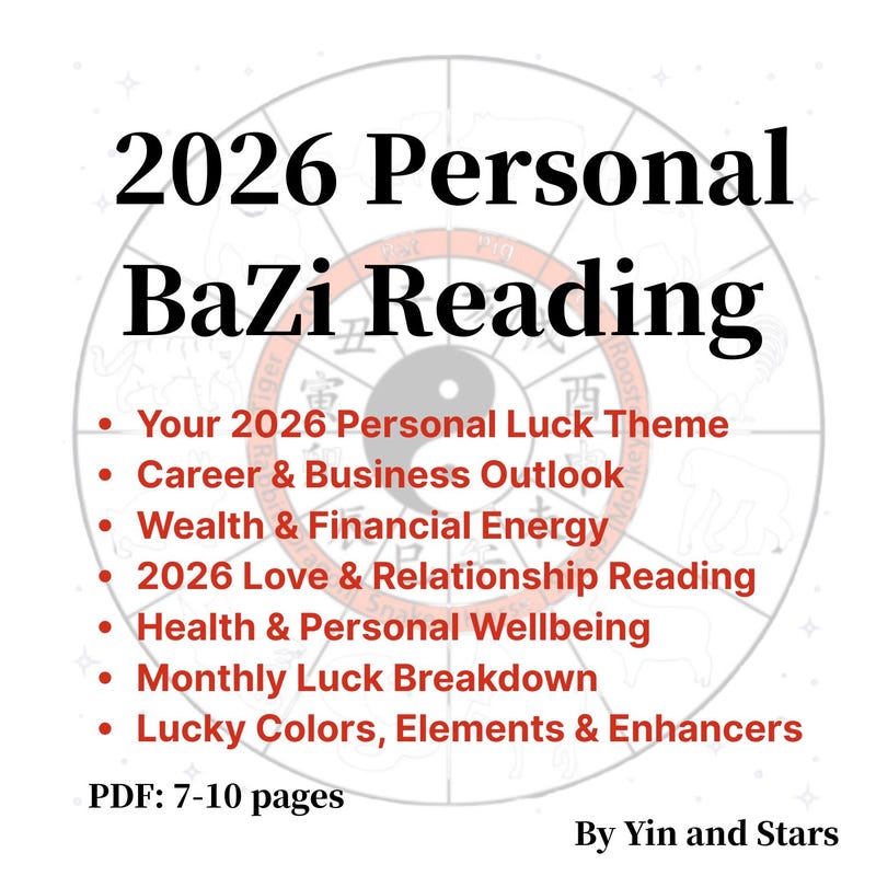 Astrology Reading Chinese - Etsy