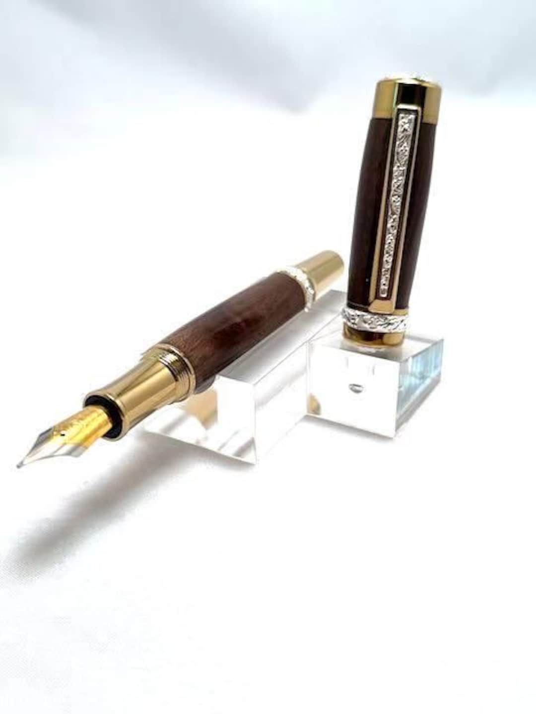 Historic Walnut Pen – Fountain Heirloom Writing Instrument– Certified ...