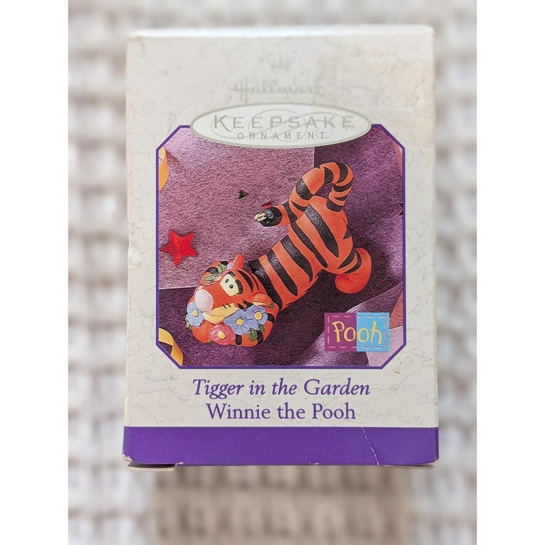 Hallmark Keepsake Ornament Tigger in the Garden Winnie the Pooh 1998 ...