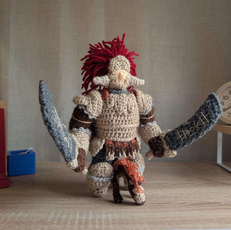 General Radahn Crochet Pattern | Elden Ring Inspired Amigurumi (PDF ...