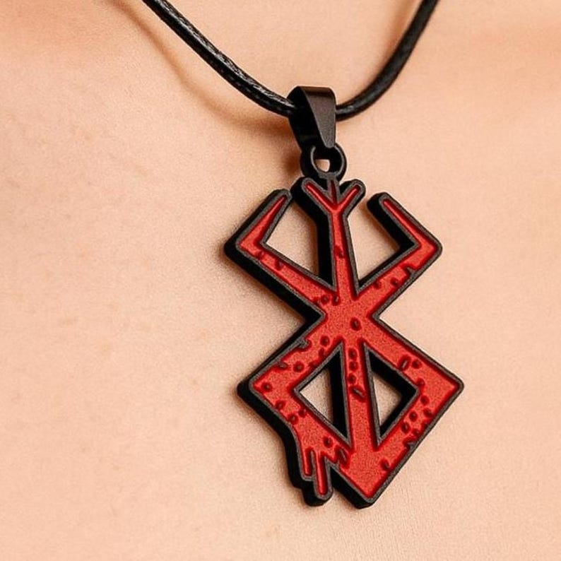 Guts-inspired Brand Berserker Sword Pendant Necklace – Unisex Cosplay ...