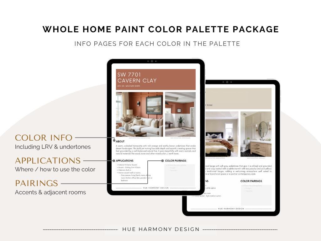 Cavern Clay Sherwin Williams Whole House Paint Color Palette Terracotta ...