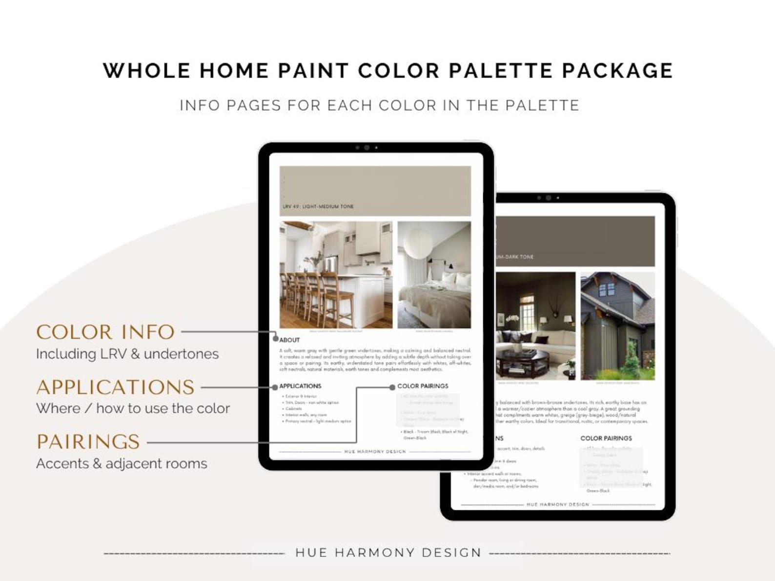 Earthy Neutral Paint Color Scheme Sherwin Williams Whole House Paint ...