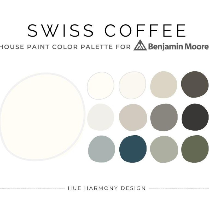 Swiss Coffee Palette - Etsy