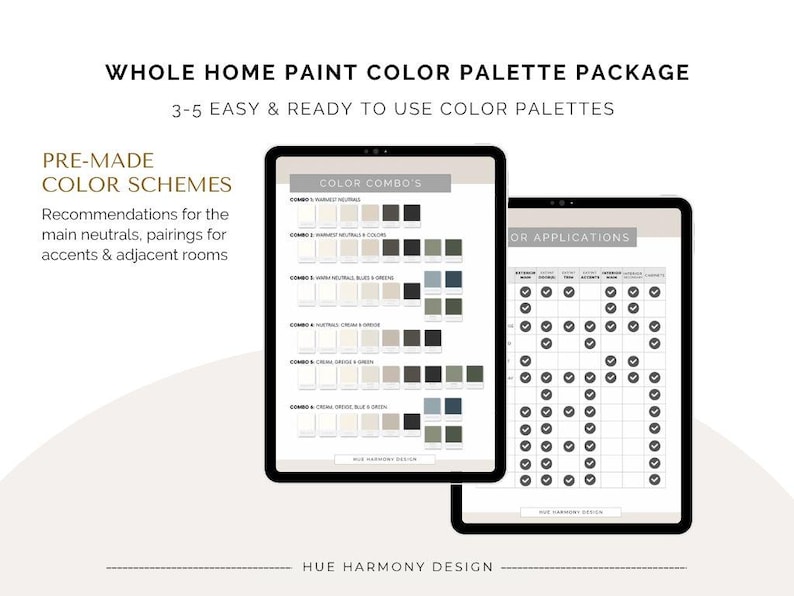 Creamy Sherwin Williams Paint Palette | Whole House Paint Color Scheme ...