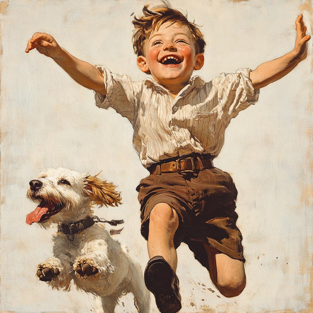 Downloadable Poster AI Digital Art Norman Rockwell Style Poster - Etsy