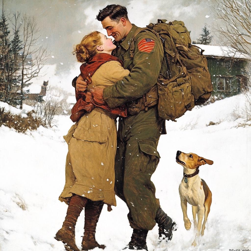 Downloadable Poster AI Digital Art Norman Rockwell Style Poster - Etsy