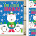 Polar Bear Christmas Gift Tags Printable Polar Bear Favor Tags Class ...