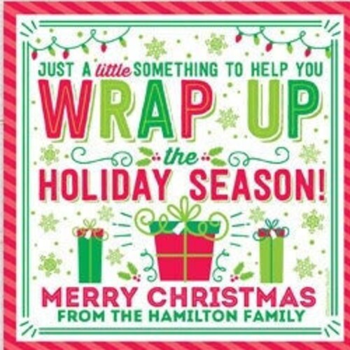 Christmas Wrapping Paper Gift Tag Wrap up This Crazy Year - Etsy