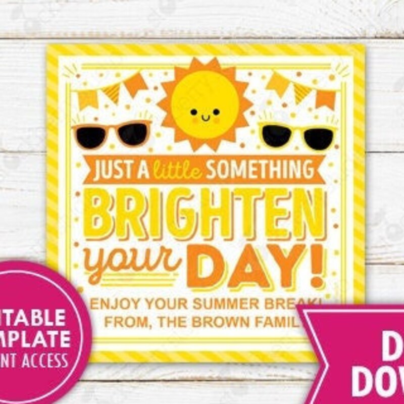 Sunshine Box Printable - Etsy
