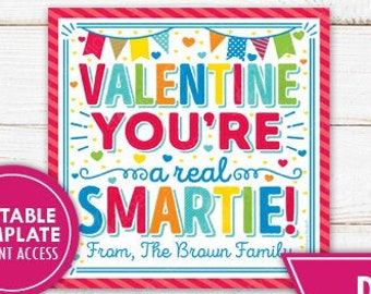 Smartie Teacher Gift | Etsy