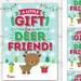 Christmas Glows With Fun Gift Tag, School Holiday Class Gifts Label ...