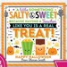 Halloween Popcorn Chocolate Gift Tag Salty Sweet Treat Thank You Staff ...