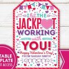 Valentine We Were Built to Be Friends Gift Tag Printable Boy Valentine ...
