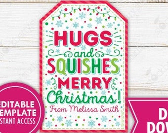 I Whisk You A Merry Kissmas Printable Tags Christmas - Etsy Canada