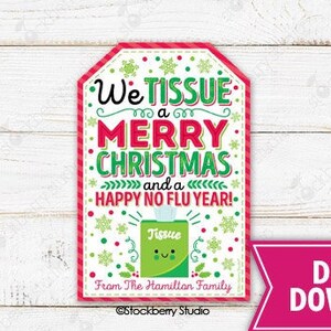 Christmas Gift Tags Printable We Tissue a Merry Christmas Holiday ...