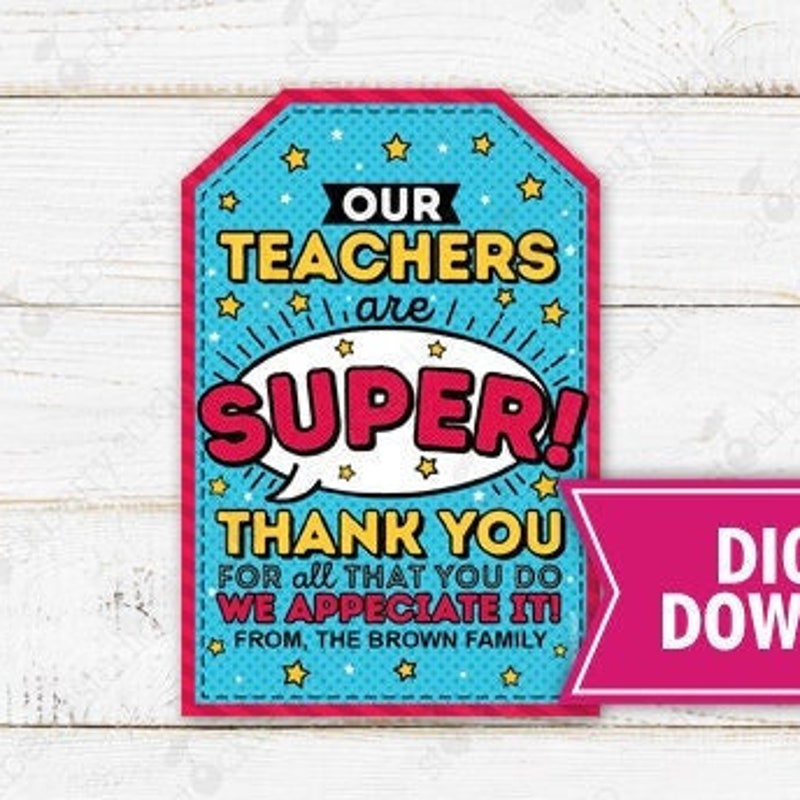 Superhero Teacher - Etsy