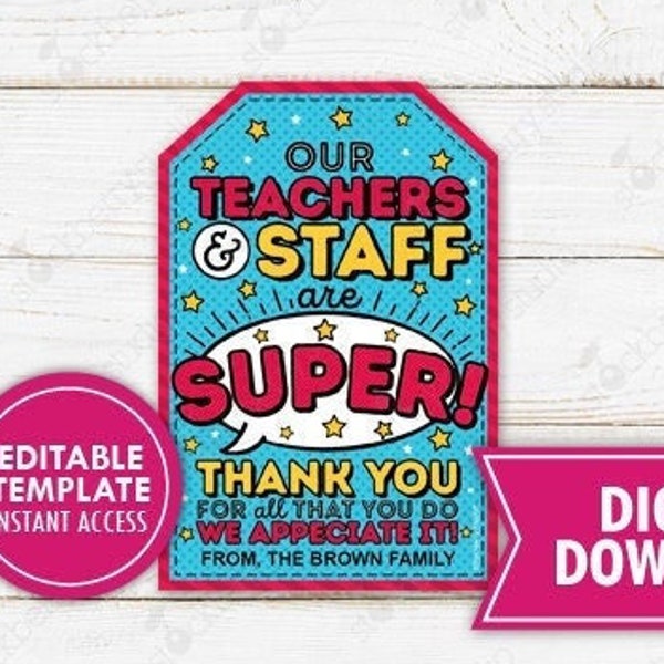 Superhero Staff Week - Etsy