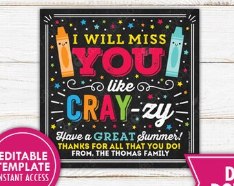 Miss You Student Gift - Etsy