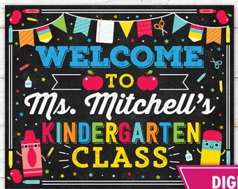 Teacher Classroom Welcome - Etsy