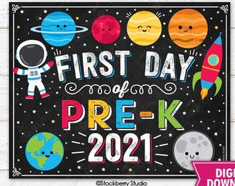 First Day of Pre K | Etsy
