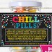 Chill Pill Label Printable Prescription Label Funny Coworker Gag Gift ...