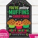Holiday Muffin Gift Tags Printable Christmas Muffin Tags Funny - Etsy