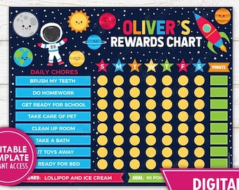 Kids Behavior Chart | Etsy