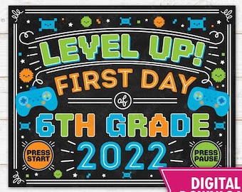 First Day Sixth Grade - Etsy