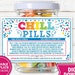 Chill Pill Label Printable Prescription Label Funny Doctor Nurse ...