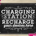 Charging Station Sign Printable Recharge Your Devices Here Phone ...