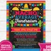 Nacho Average Fundraiser Flyer Taco Fiesta Charity Benefit Church ...