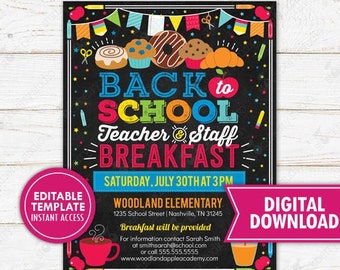 Editable Back to School Flyer - Etsy