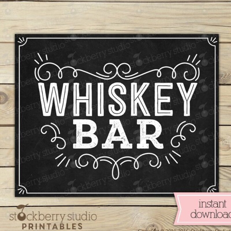 Whiskey Sign - Etsy