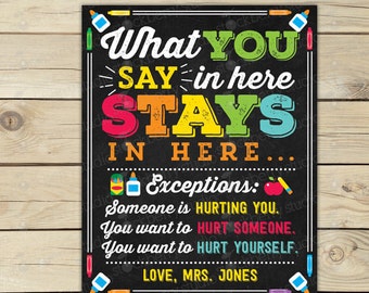 Teacher Classroom Decor Personalized Teacher Sign