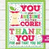 Pretzel Thank You Sign Printable Teacher Appreciation Volunteer ...